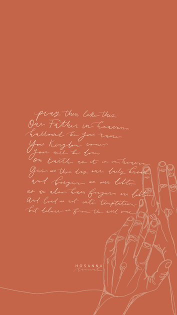 Pray Like This: Art Lock Screens